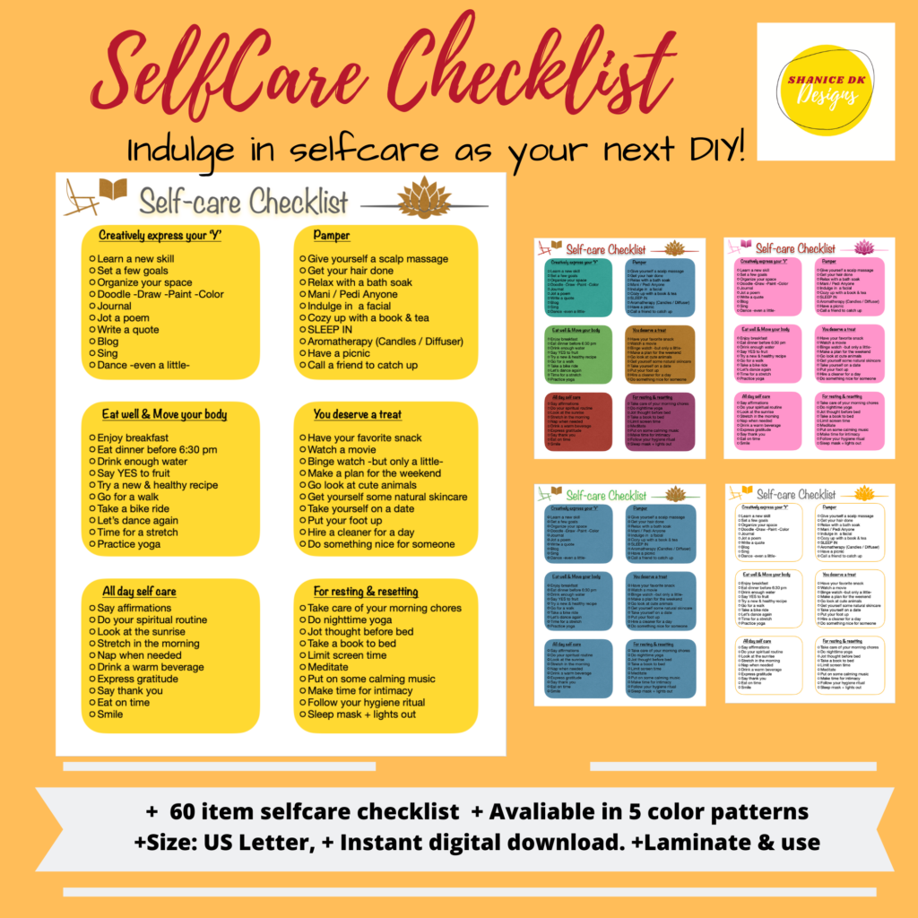 25 Daily Self Care Ideas To Help You Heal You Faith N Turtles